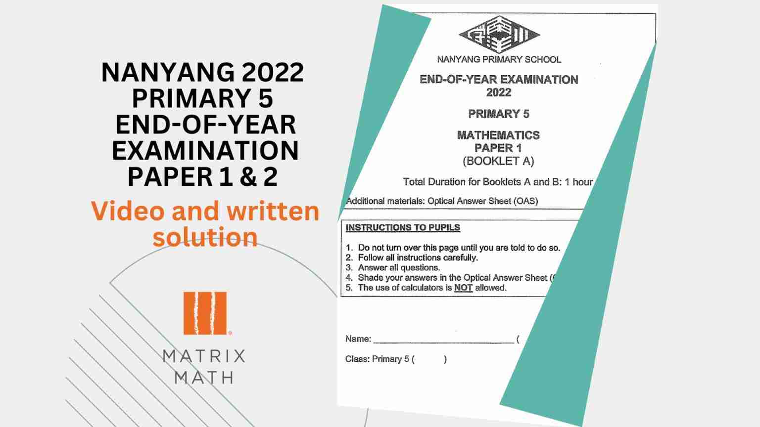 Primary - Matrix Math
