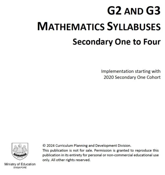 O Level Math Syllabus | Secondary Math Syllabus in Singapore